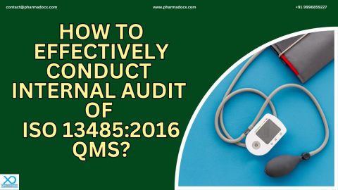 4 Key Steps for Effective Internal Audit of ISO 13485:2016 QMS ...